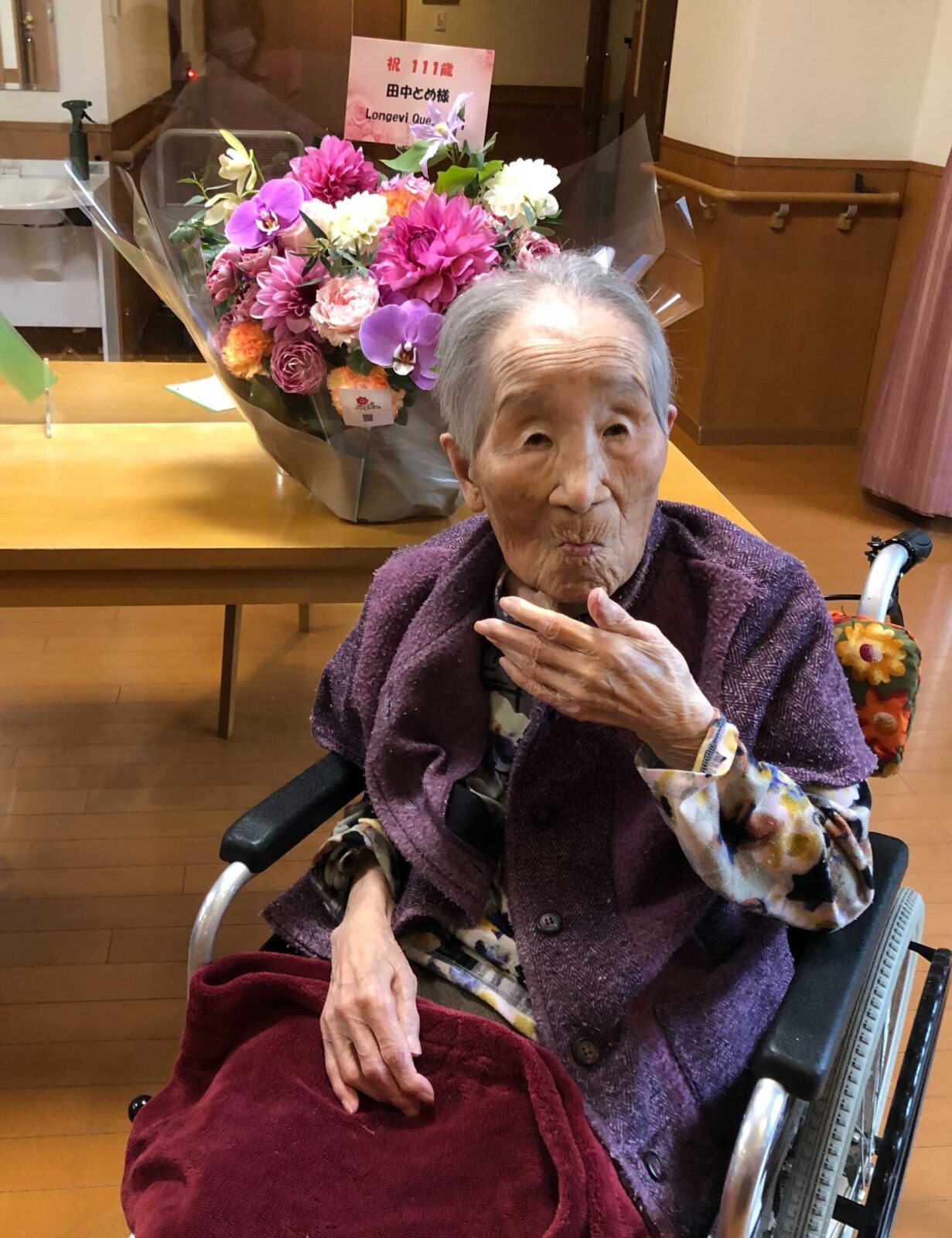 Tome Tanaka, Himeji City's Oldest Living Person, Celebrates 111th ...