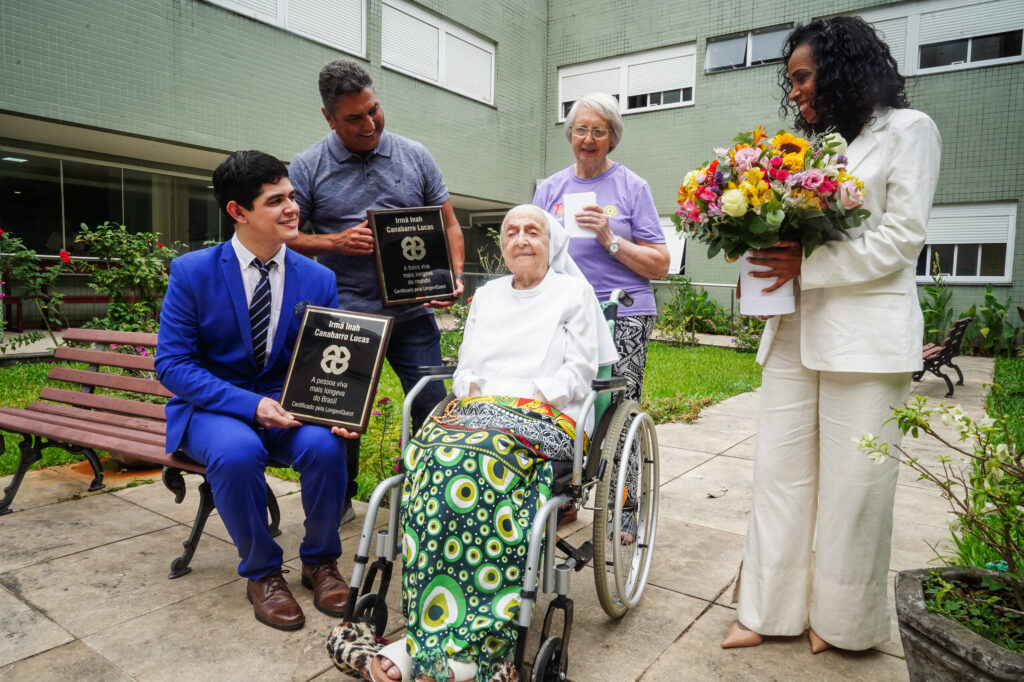 Visiting Inah Canabarro Lucas, World's Oldest Nun - LongeviQuest