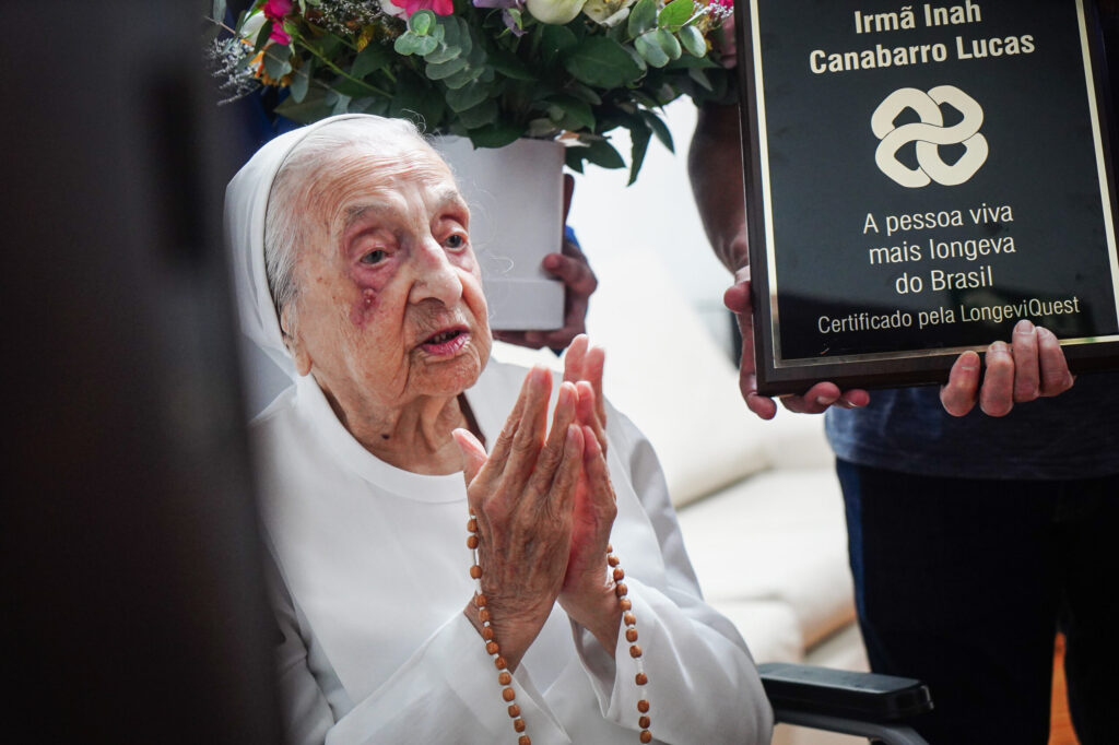 Visiting Inah Canabarro Lucas, World's Oldest Nun - LongeviQuest