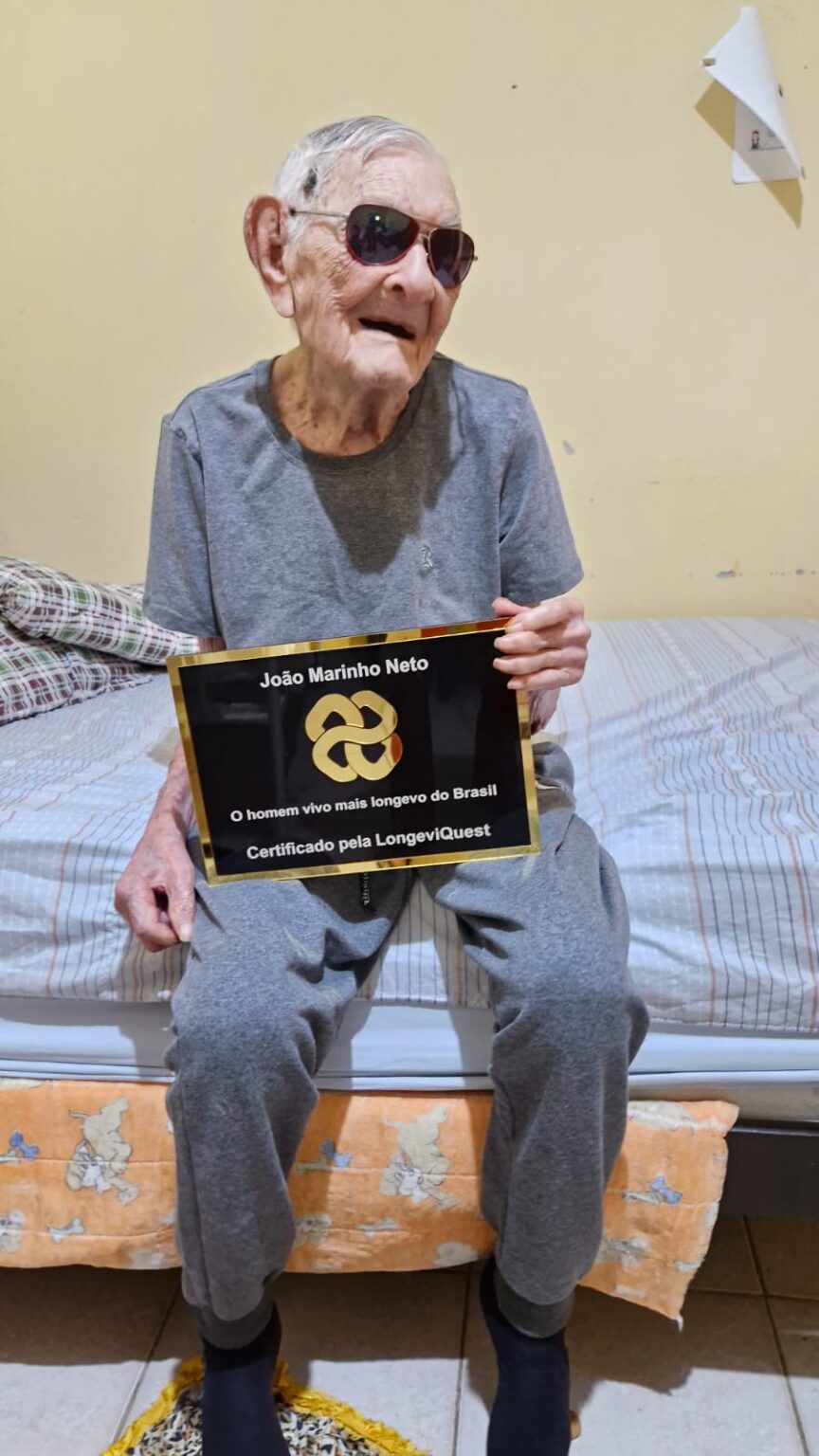 João Marinho Neto Officially Certified as Brazil's Oldest Man at Age ...