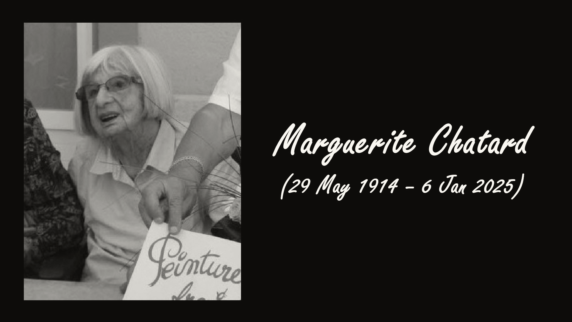 French Supercentenarian Marguerite Chatard Dies at 110 Years Old ...