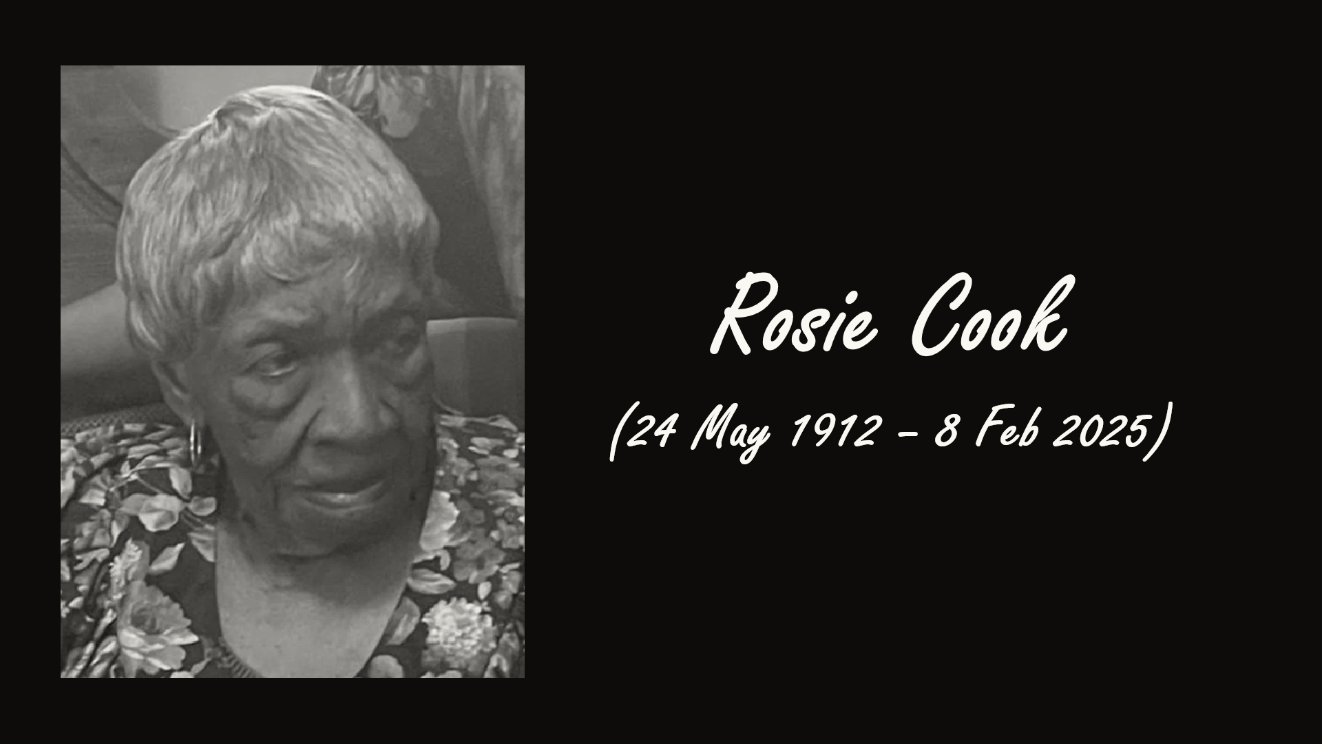 Rosie Cook, Alabama's Oldest Resident, Dies at 112 - LongeviQuest
