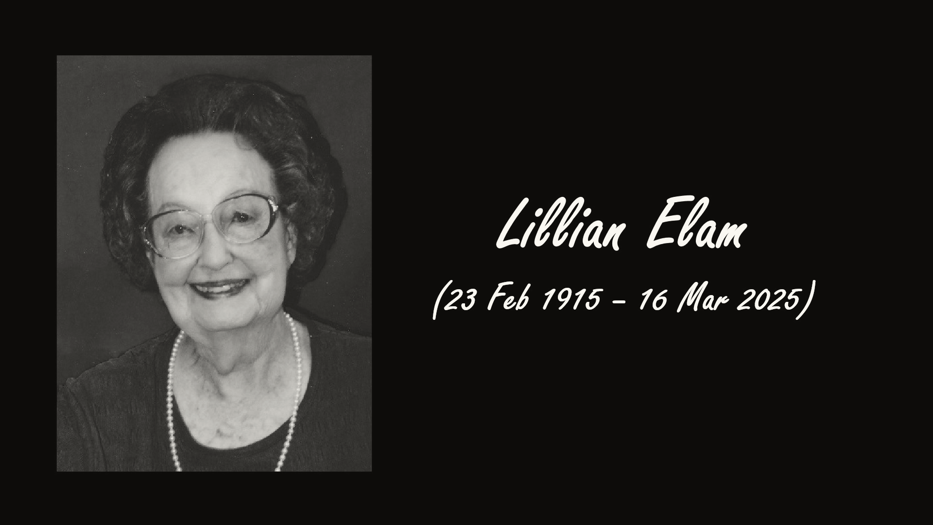 Texas Supercentenarian Lillian Elam Passes Away at 110 - LongeviQuest