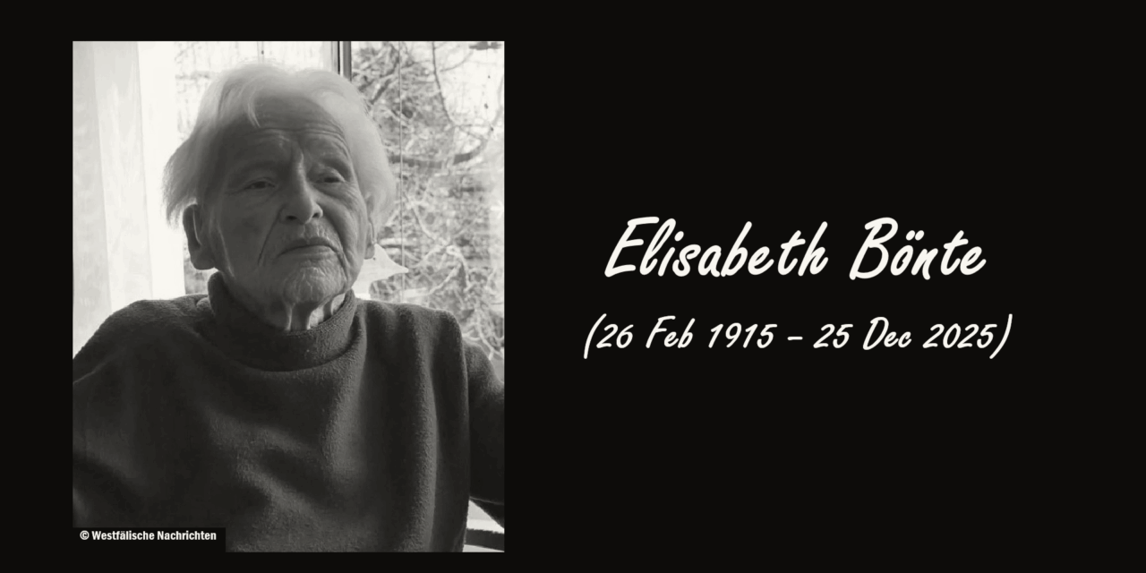 German Woman Elisabeth Bönte Dies at 110 - LongeviQuest